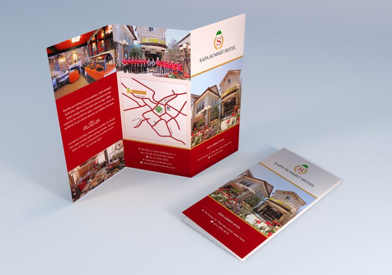 Thiết kế Brochure Sapa Summit Hotel | [Tổng hợp mẫu thiết kế Brochure]