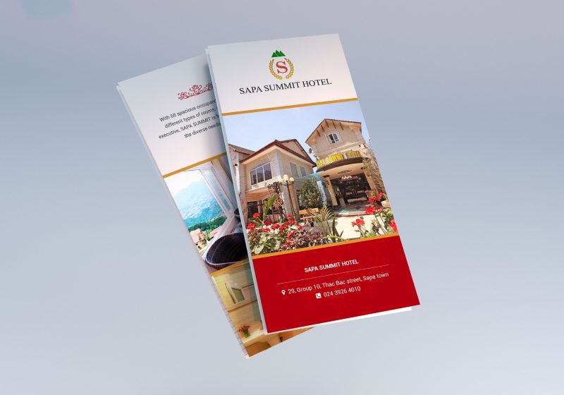 Thiết kế Brochure Sapa Summit Hotel | [Tổng hợp mẫu thiết kế Brochure]
